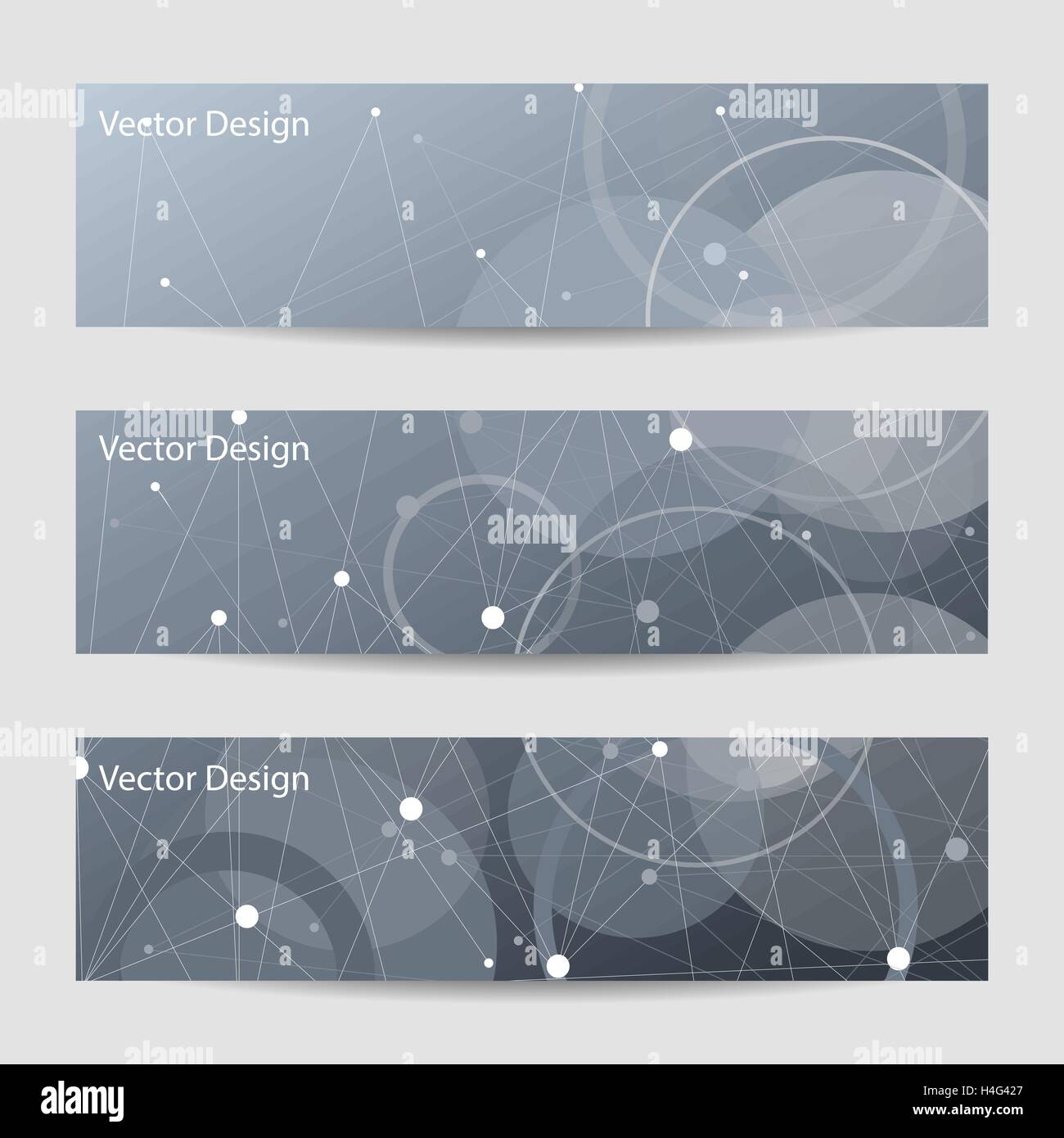 Set of horizontal banners Stock Vector Image & Art - Alamy