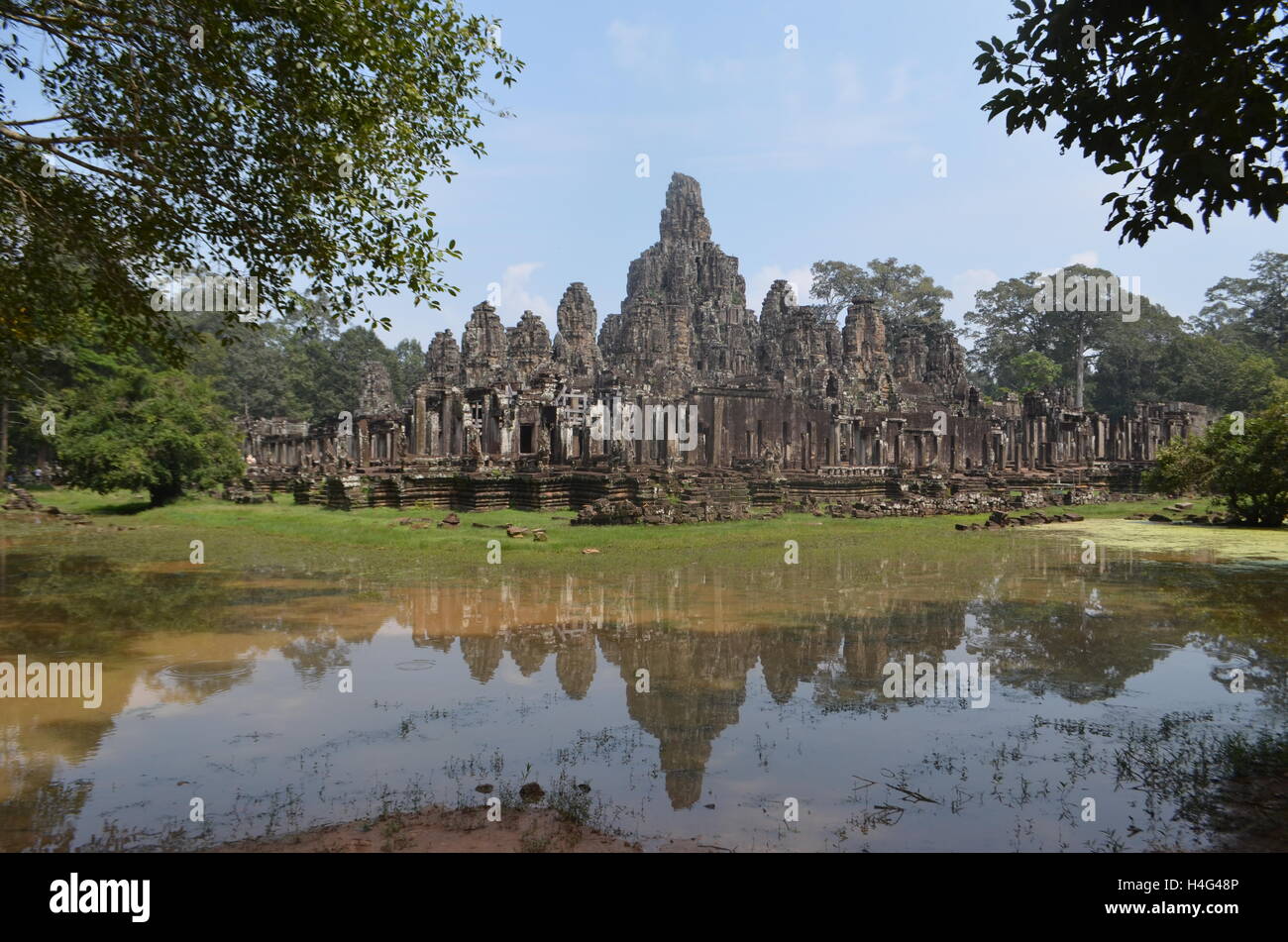 Angkor Wat reflection Stock Photo - Alamy