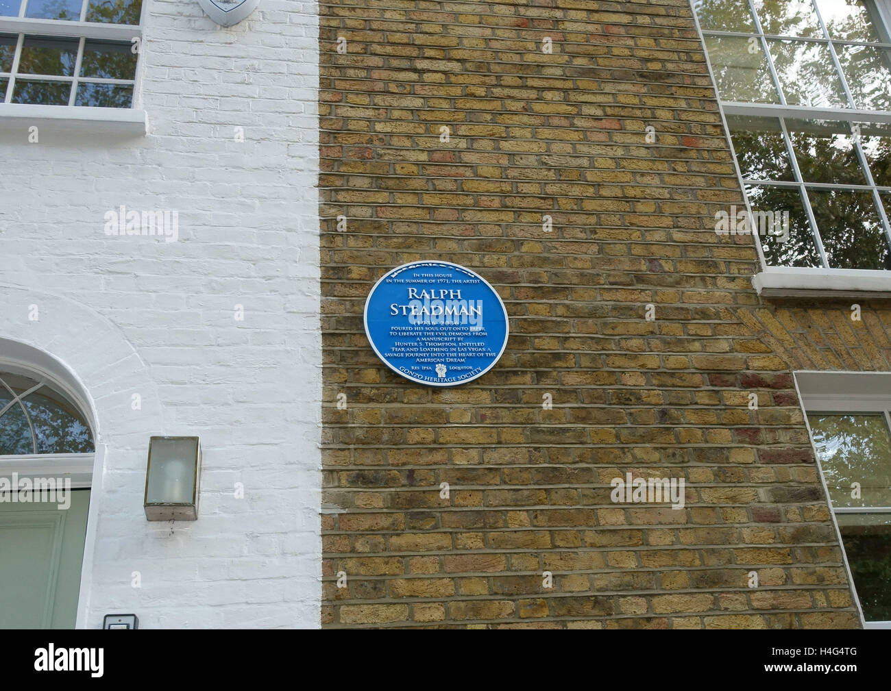 Blue plaque spoof hi-res stock photography and images - Alamy