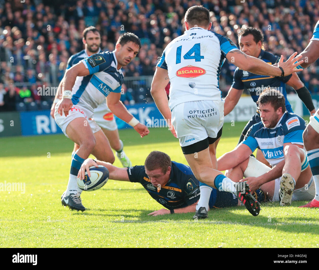 RDS Arena, Dublin, Ireland. 15th Oct, 2016. European Champions Cup ...