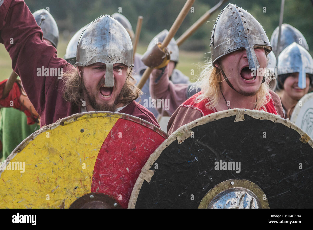 English medieval infantry hi-res stock photography and images - Alamy