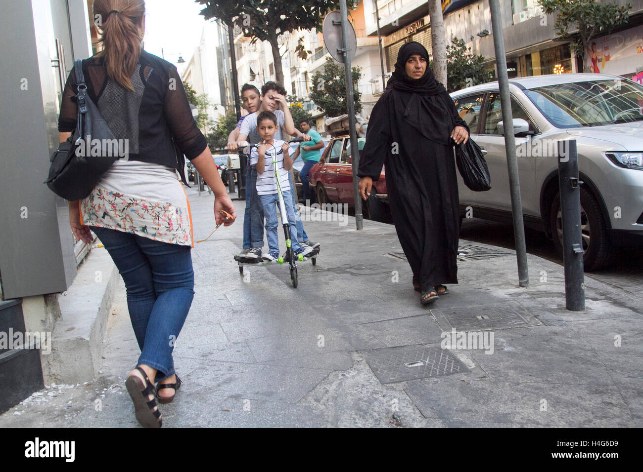 Hamra street beirut hi-res stock photography and images - Alamy
