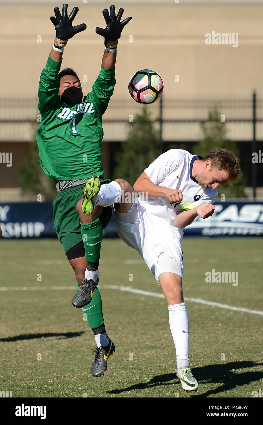 Williamsburg, VA, USA. 15th Oct, 2016. 20161015 - DePaul goalkeeper ...