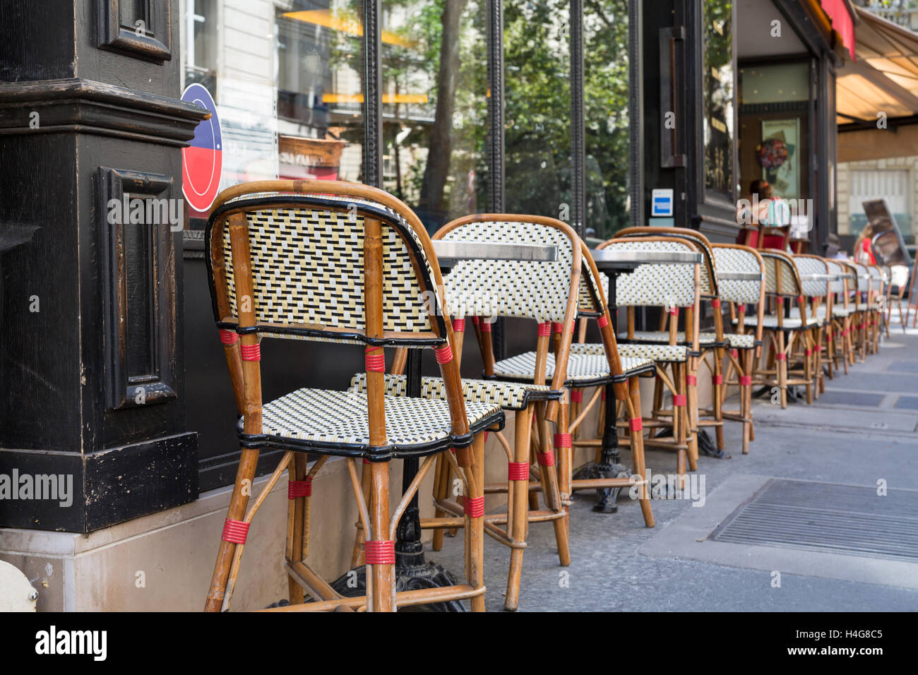 Typical french restaurant showing the menu of the day Stock Photo - Alamy