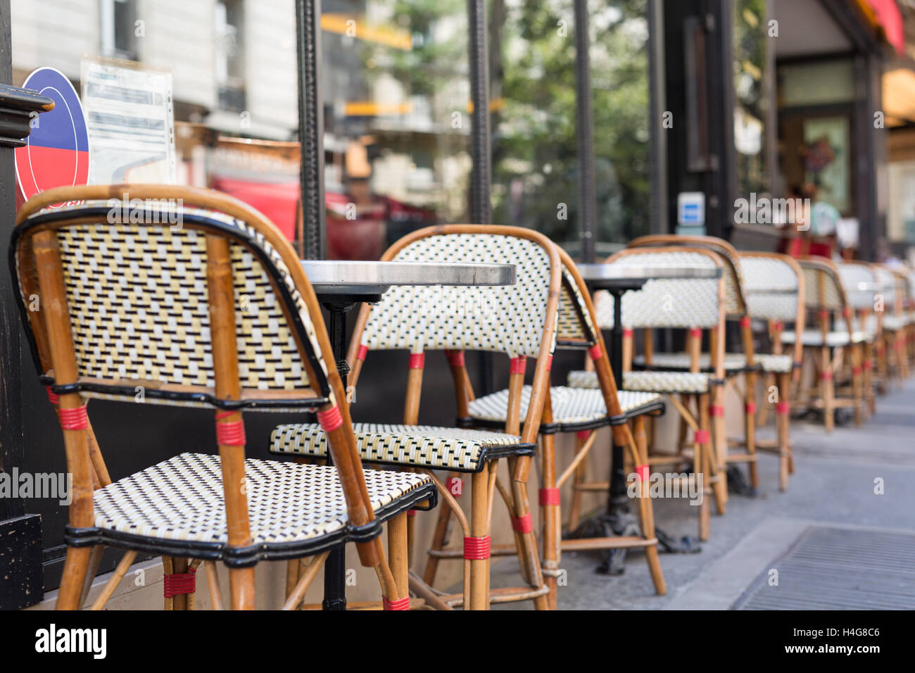 Typical french restaurant showing the menu of the day Stock Photo - Alamy