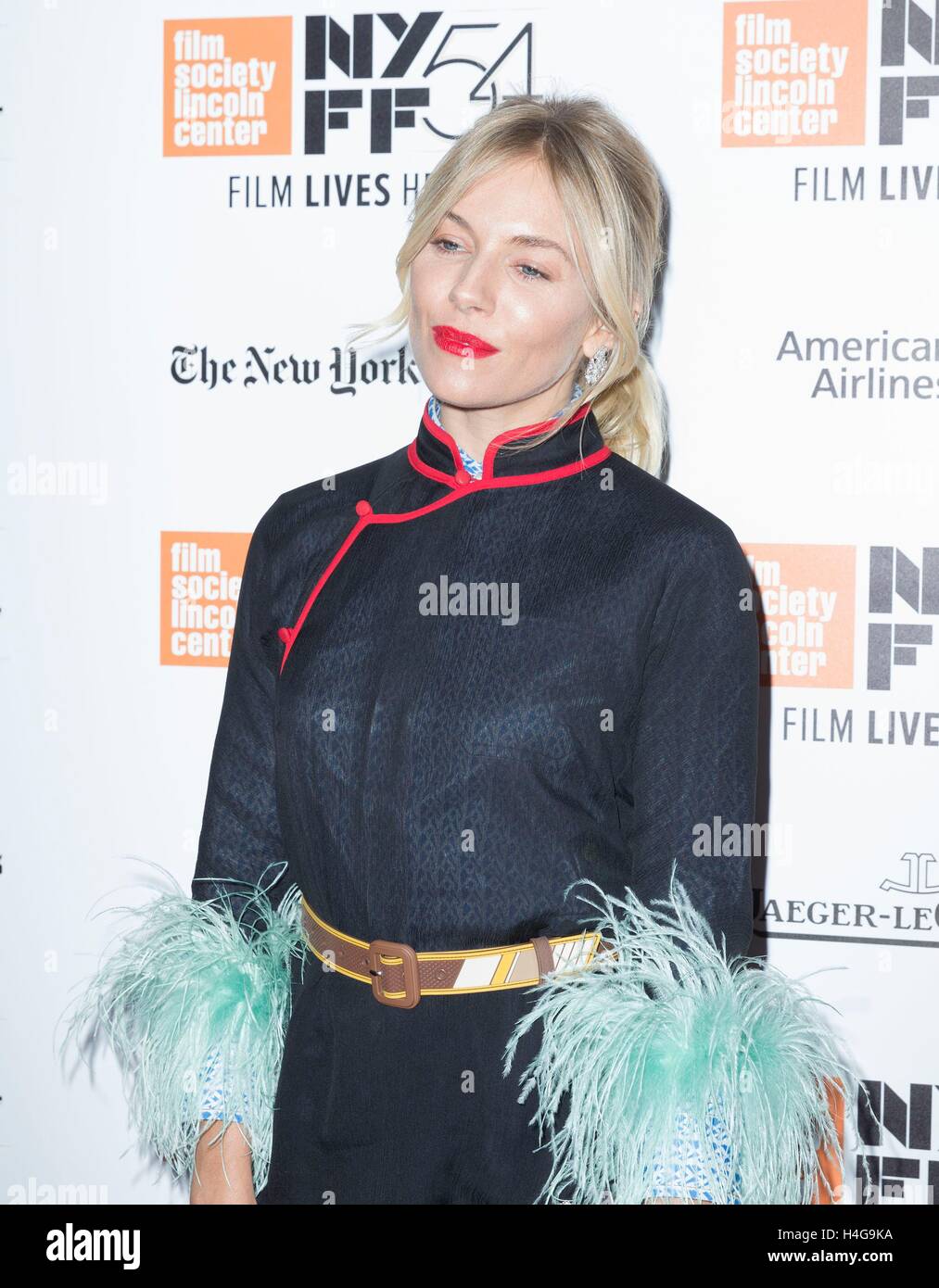 New York, NY, USA. 15th Oct, 2016. Sienna Miller at arrivals for THE ...