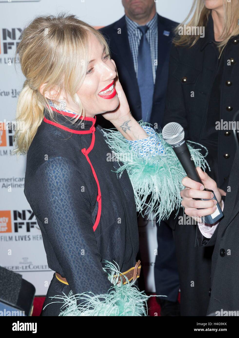 New York, NY, USA. 15th Oct, 2016. Sienna Miller at arrivals for THE ...