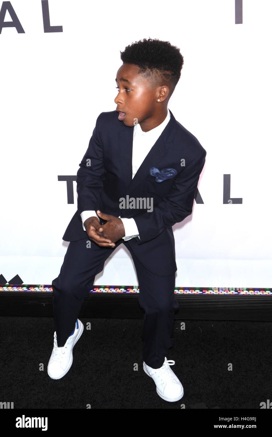 New York, NY, USA. 15th Oct, 2016. Lil James attends TIDAL's Second ...
