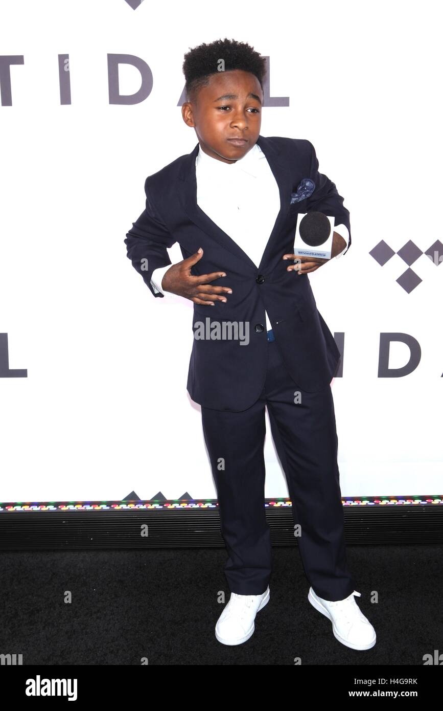 New York, NY, USA. 15th Oct, 2016. Lil James attends TIDAL's Second ...