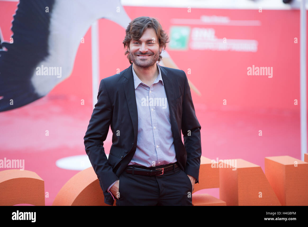 Rome, Italy. 16th October 2016. Federico Russo at photocall and Red ...