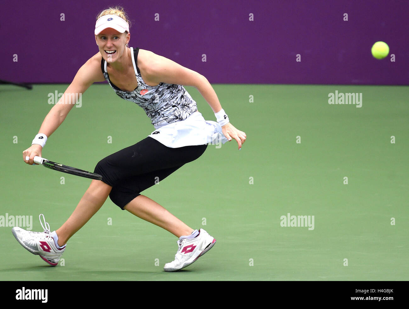 Tianjin, China. 16th Oct, 2016. Alison Riske of the United States ...