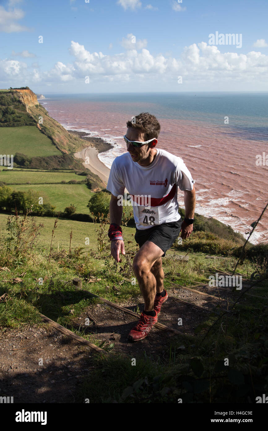 The Big Dipper Run, near Sidmouth, Devon Stock Photo - Alamy