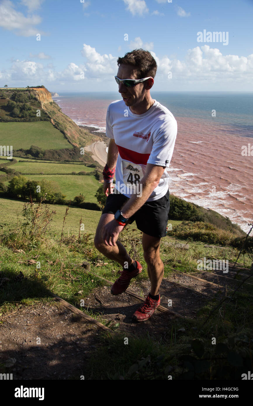 The Big Dipper Run, near Sidmouth, Devon Stock Photo - Alamy