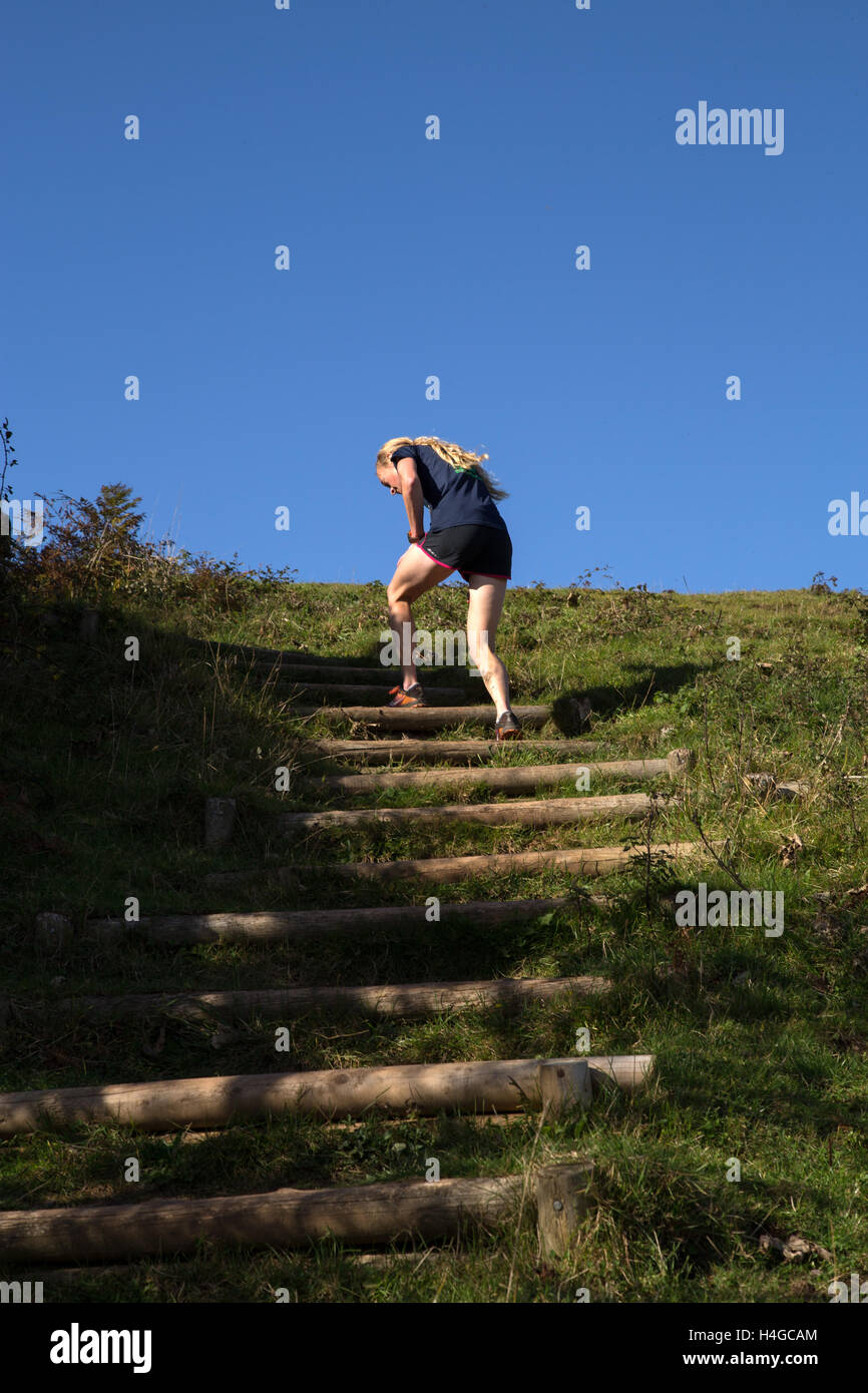 The Big Dipper Run, near Sidmouth, Devon Stock Photo - Alamy