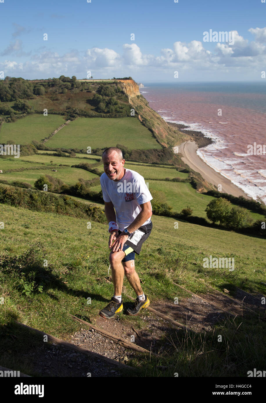 The Big Dipper Run, near Sidmouth, Devon Stock Photo - Alamy