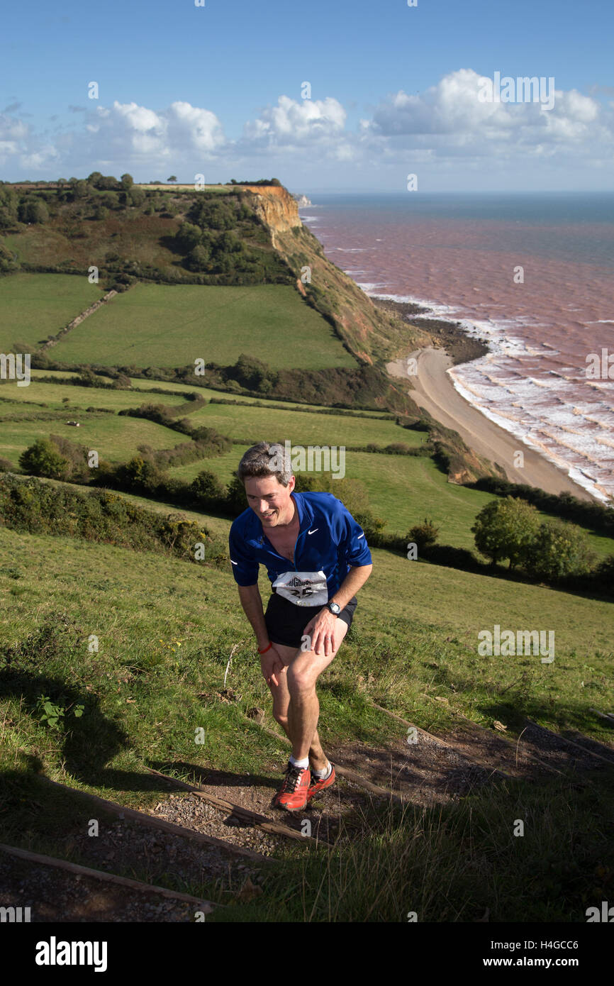 The Big Dipper Run, near Sidmouth, Devon Stock Photo - Alamy
