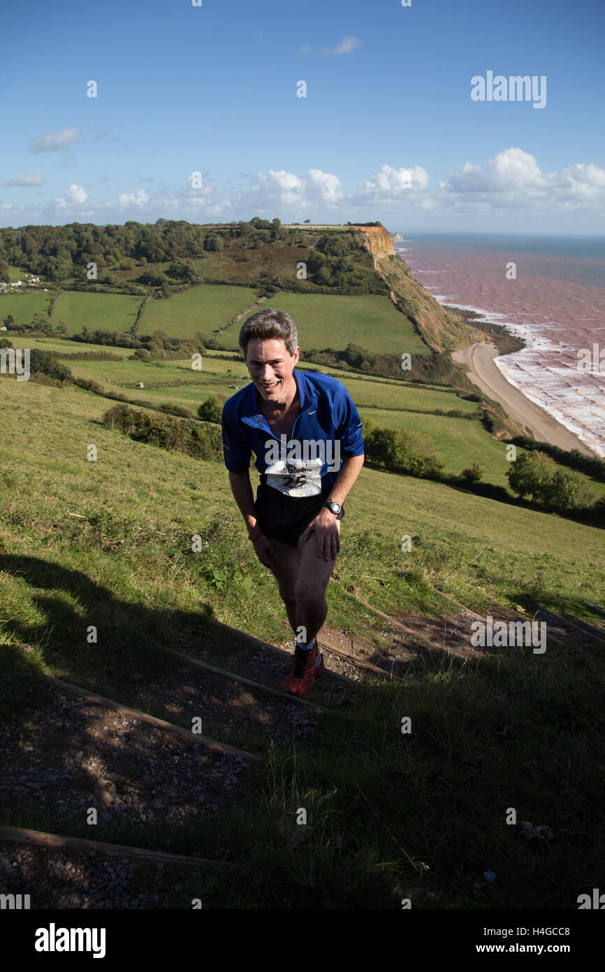 The Big Dipper Run, near Sidmouth, Devon Stock Photo - Alamy