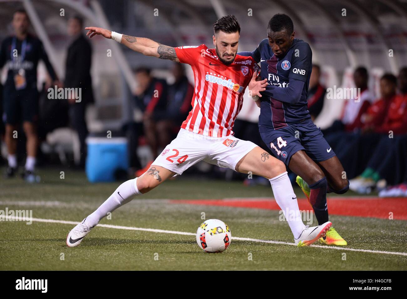 15.10.2016. Nancy, France. French League 1 football league. Nancy ...