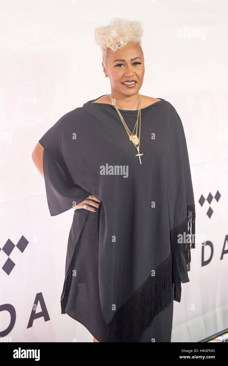 Emeli Sande arrives to the Red Carpet at TIDAL X: 1015 benefit concert ...