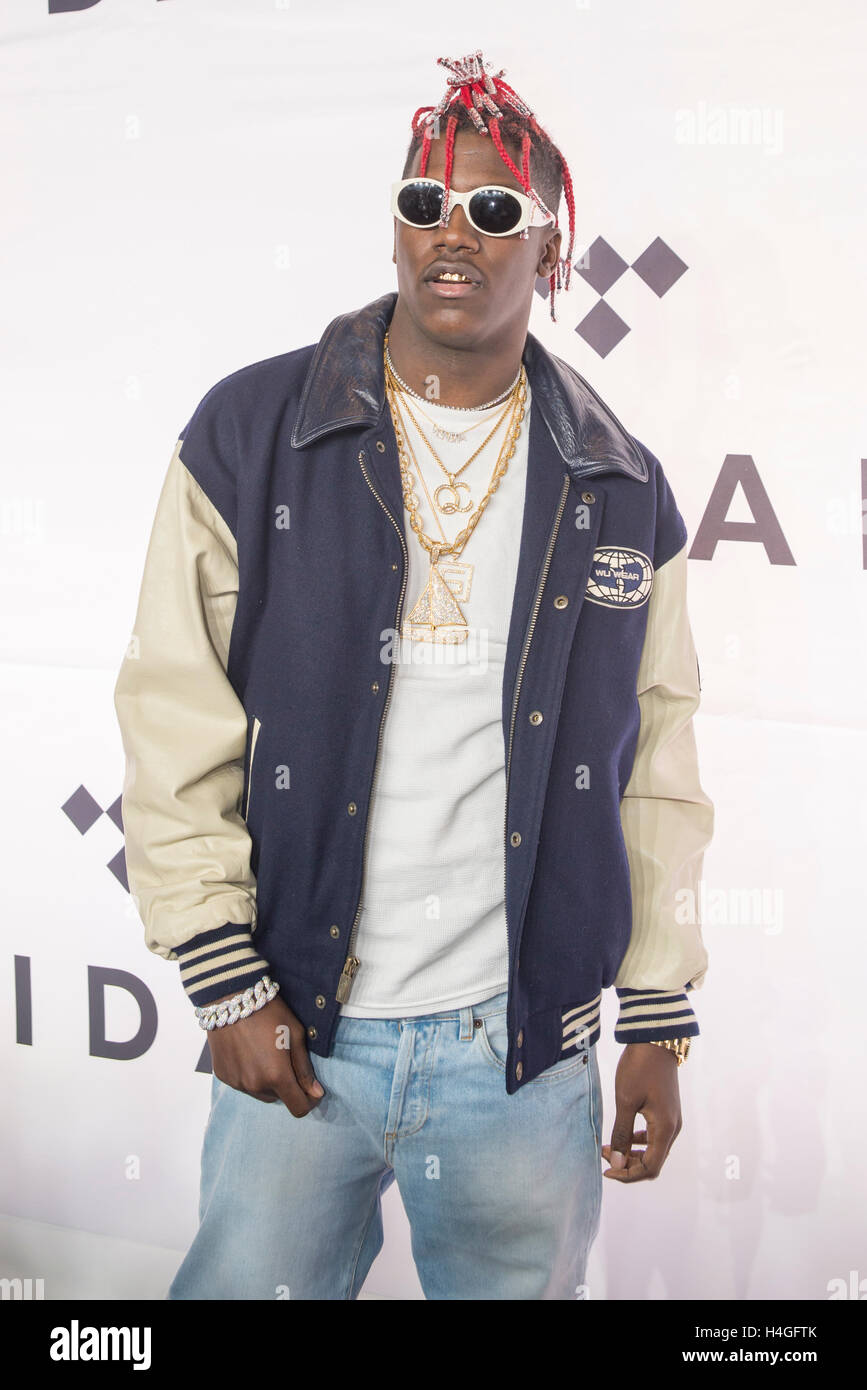 Lil Yachty arrives to the Red Carpet at TIDAL X: 1015 benefit concert ...
