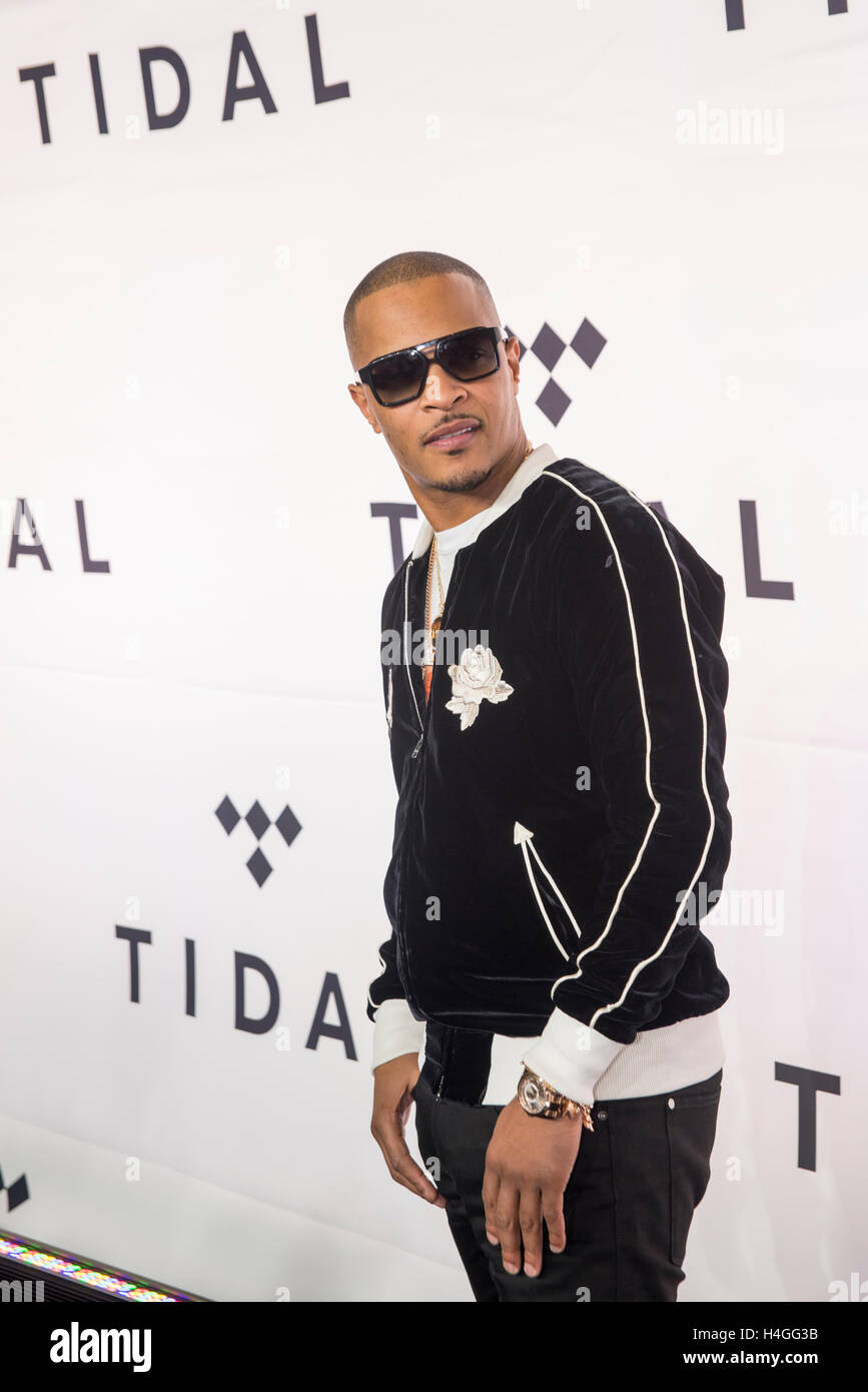 TIP arrives to the Red Carpet at TIDAL X: 1015 benefit concert at ...
