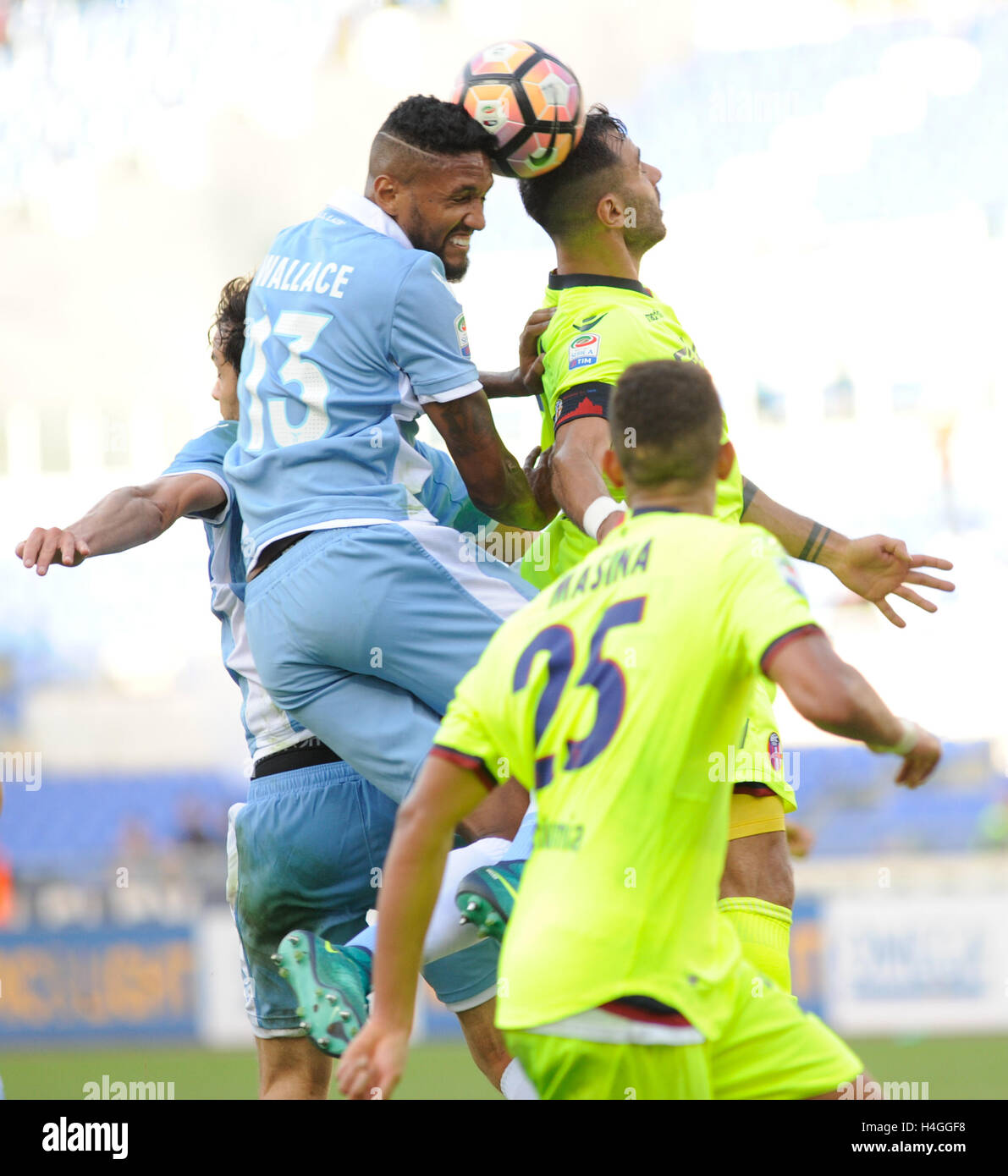 Stadium Olimpico, Rome, Italy. 16th Oct, 2016. Serie A football league ...