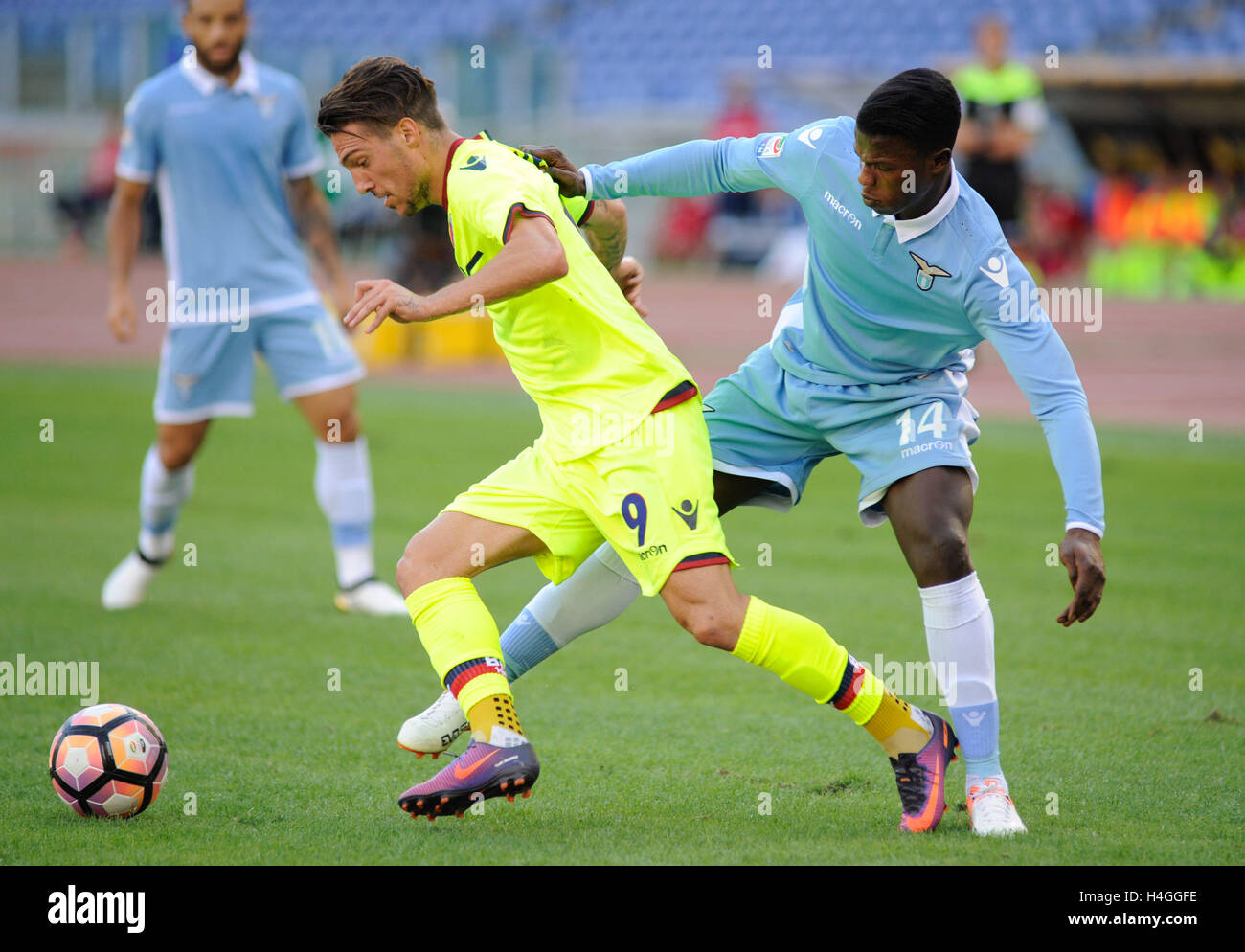 Stadium Olimpico, Rome, Italy. 16th Oct, 2016. Serie A football league ...