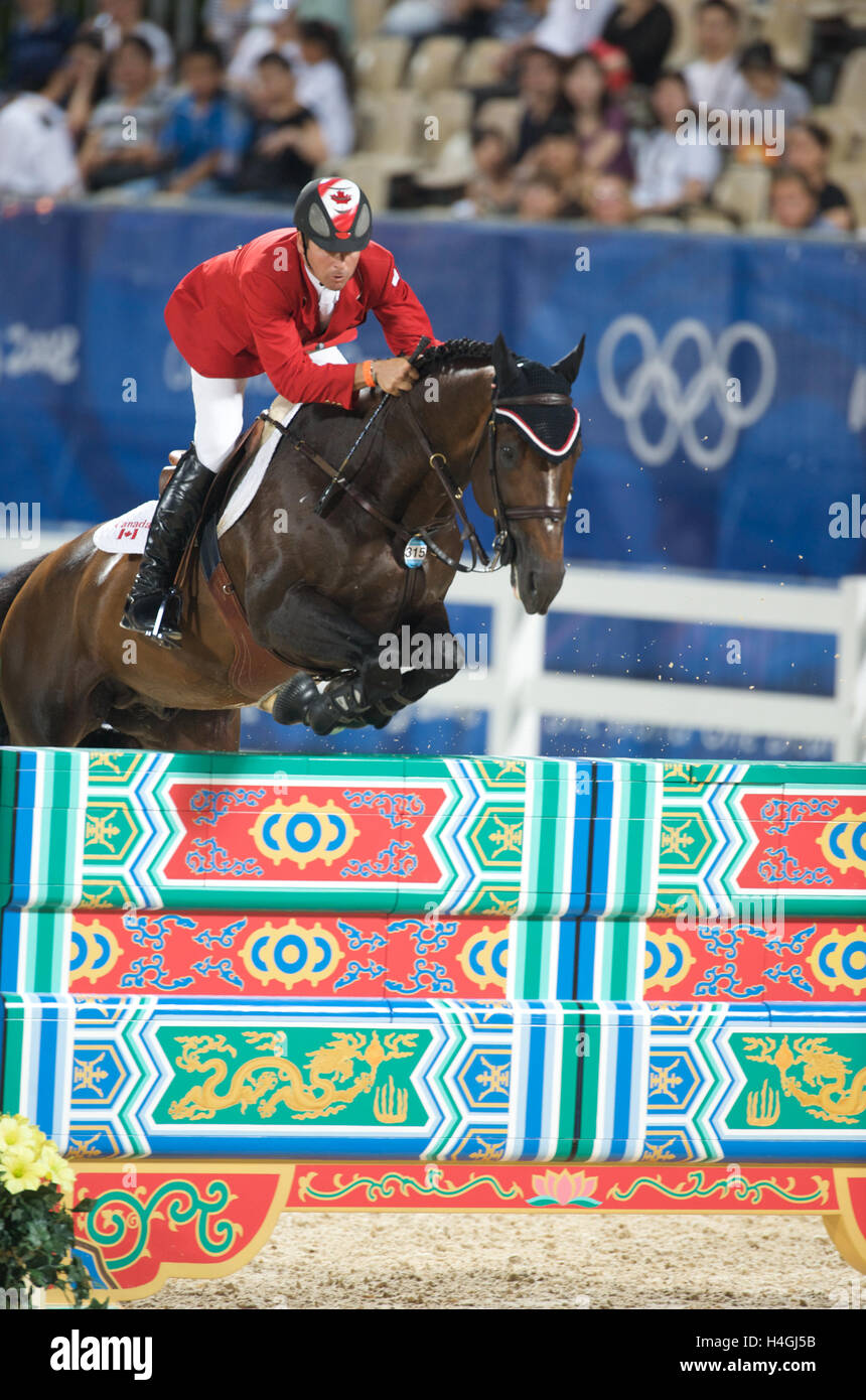 Olympic Games 2008, Hong Kong (Beijing Games) August 2008, Eric Lamaze ...