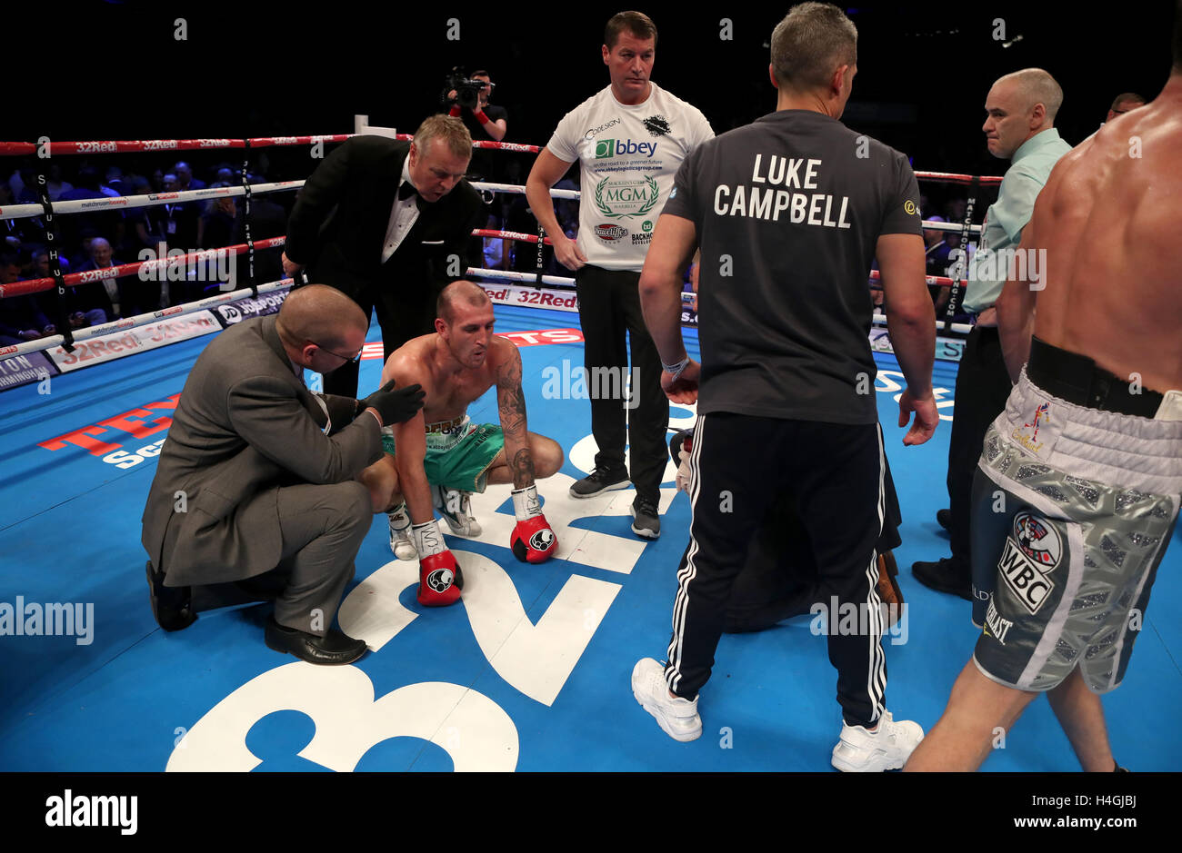 Luke Campbell after losing to Derry Mathews for the WBC Silver ...