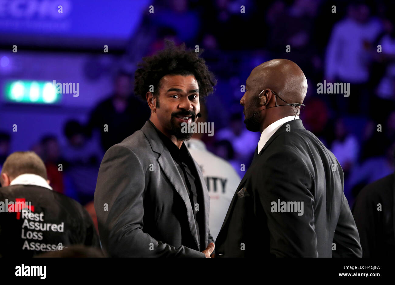 Boxer david haye echo arena hi-res stock photography and images - Alamy