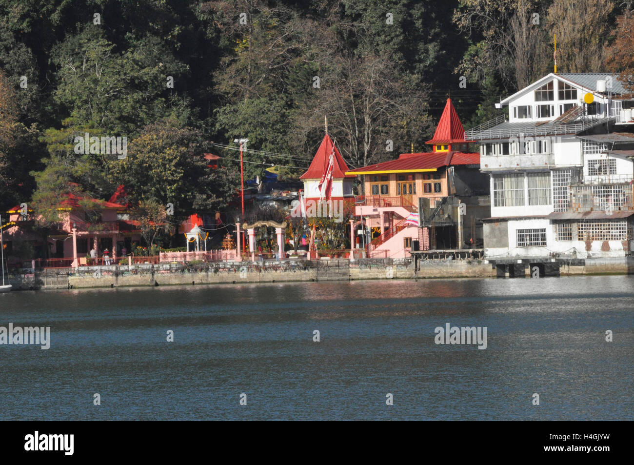 Nainital, Uttarakhand, India- November 11, 2015: The Naina Devi Temple ...