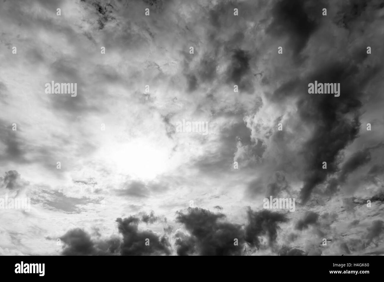 black and white sky for background Stock Photo - Alamy