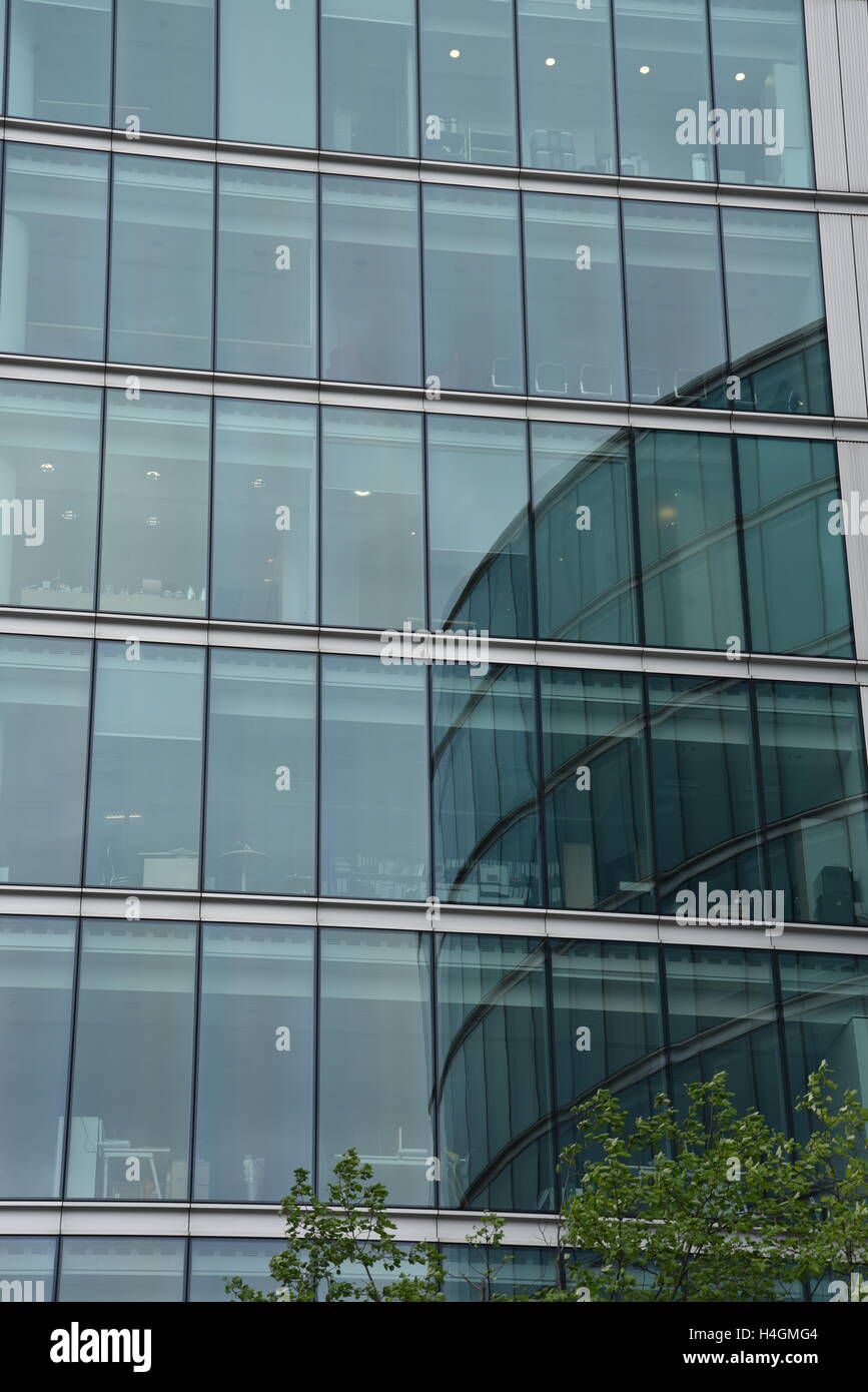 Glass towers and reflections Stock Photo - Alamy