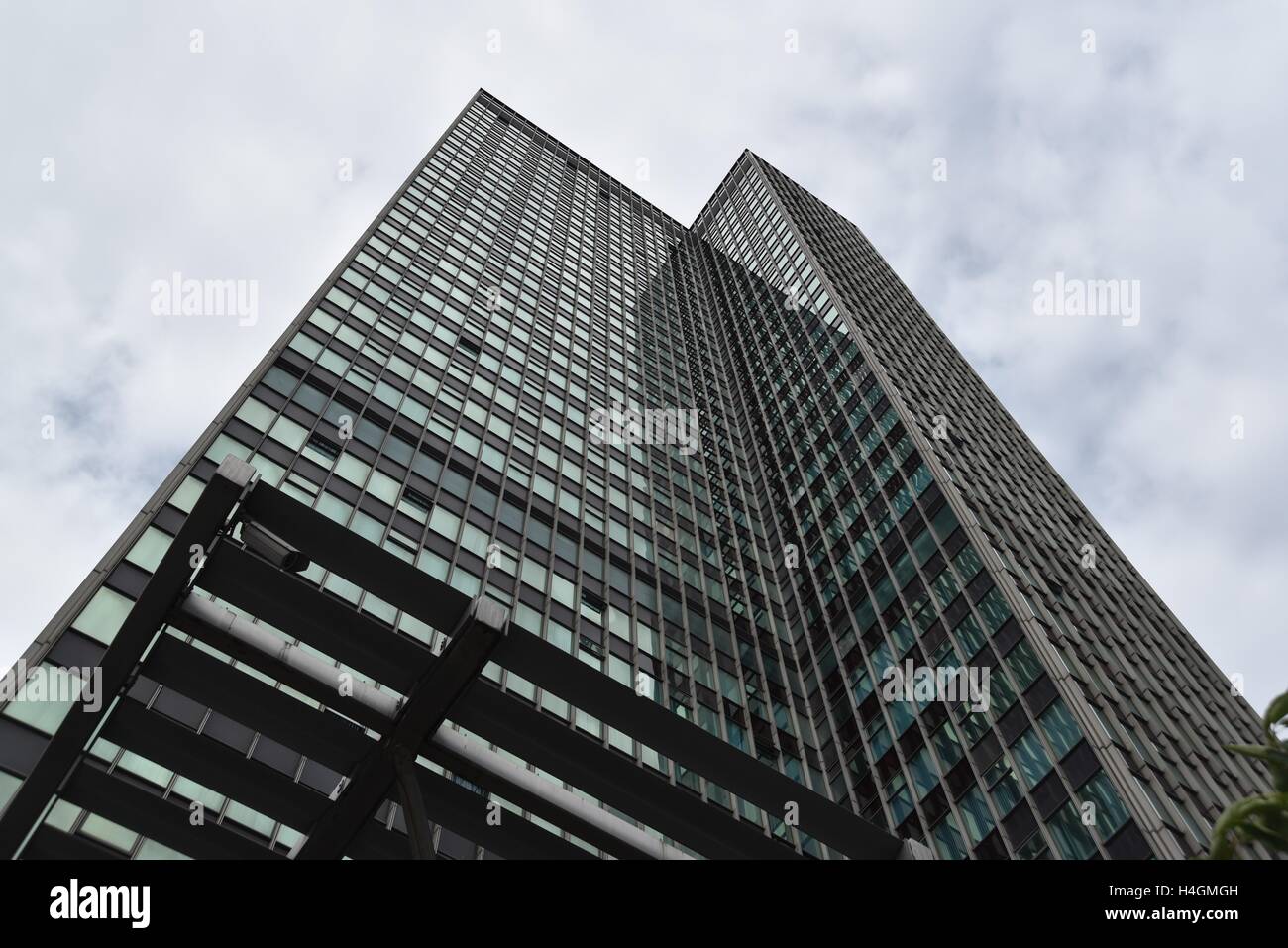 Glass towers and reflections Stock Photo - Alamy