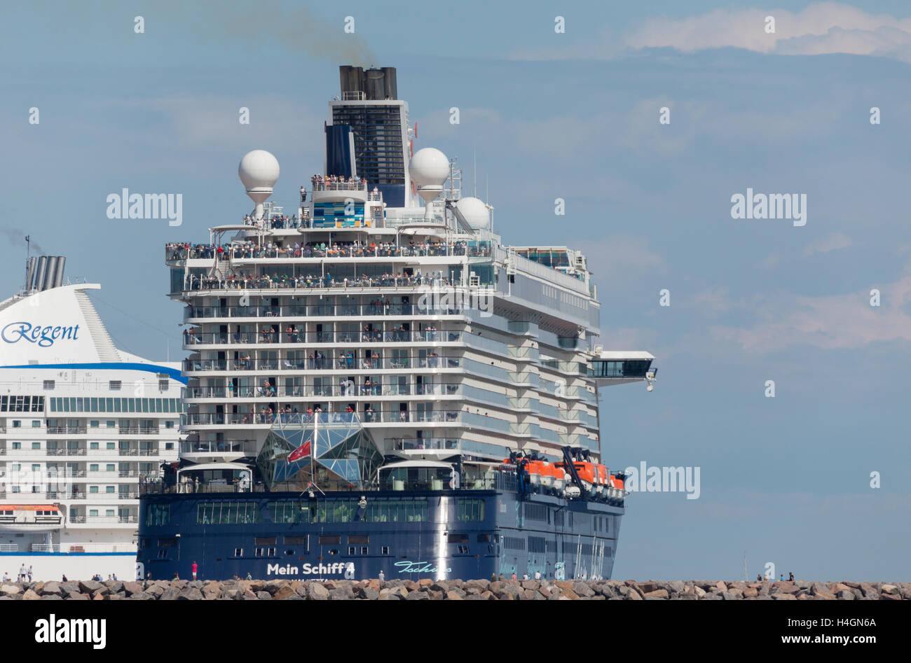 The cruise port/destination Skagen Stock Photo - Alamy