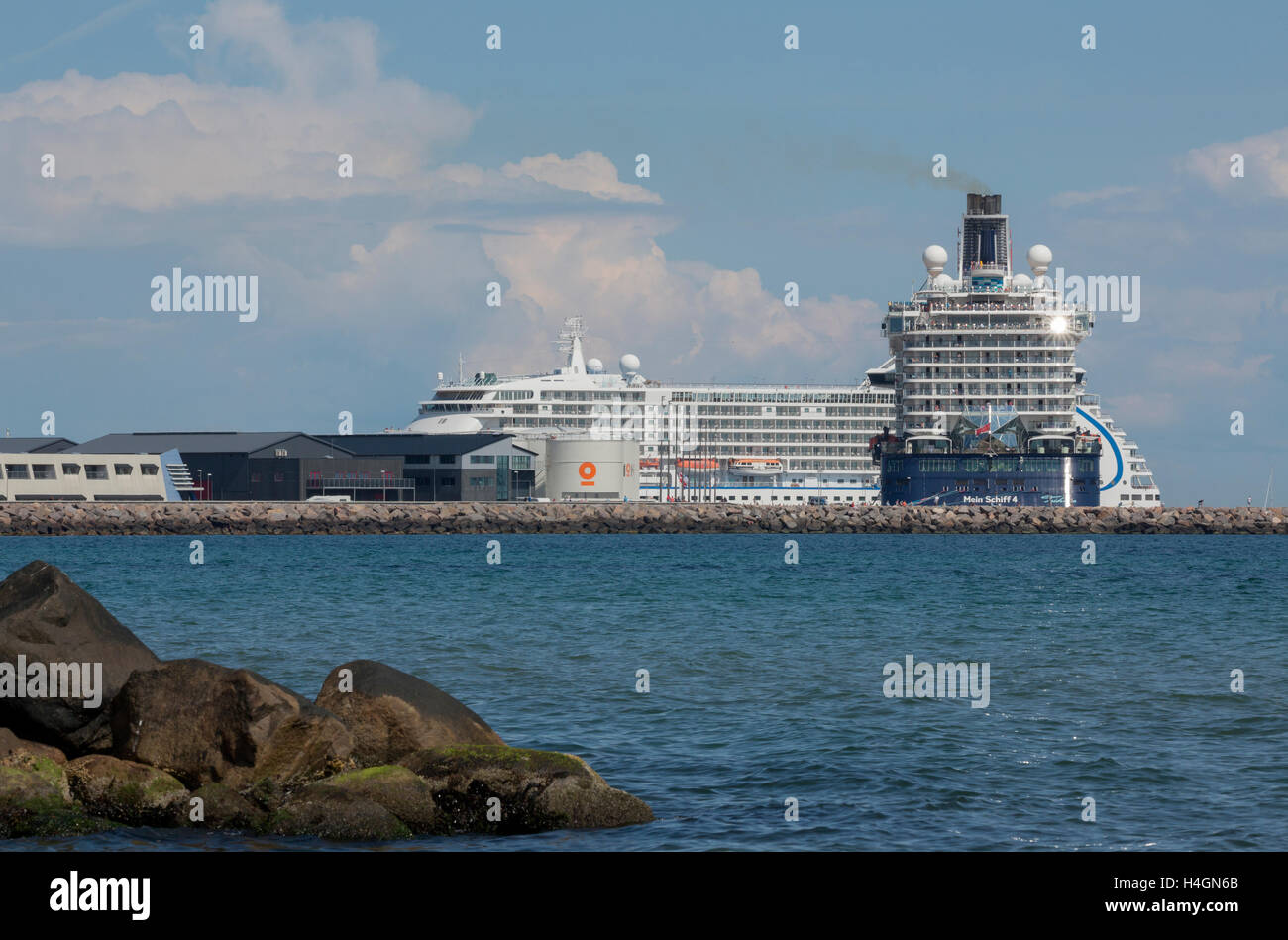 The cruise port/destination Skagen Stock Photo - Alamy