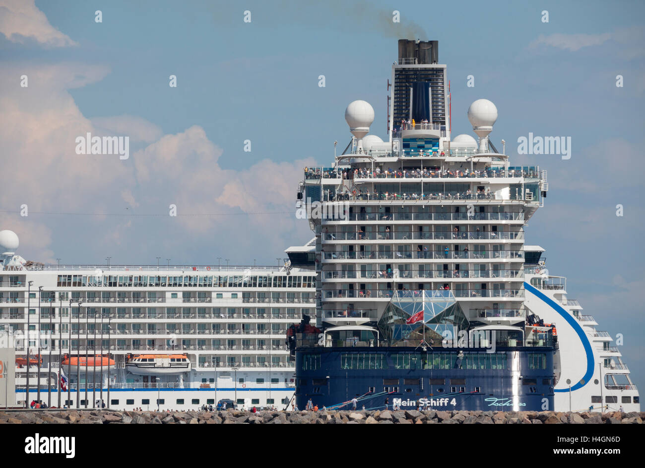 The cruise port/destination Skagen Stock Photo - Alamy