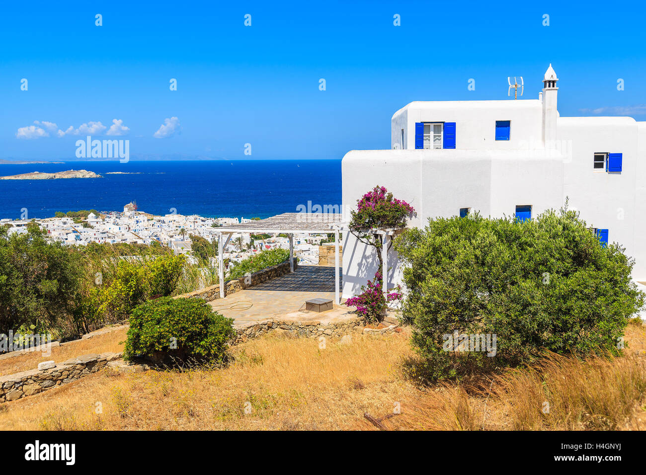 Greek town hi-res stock photography and images - Alamy