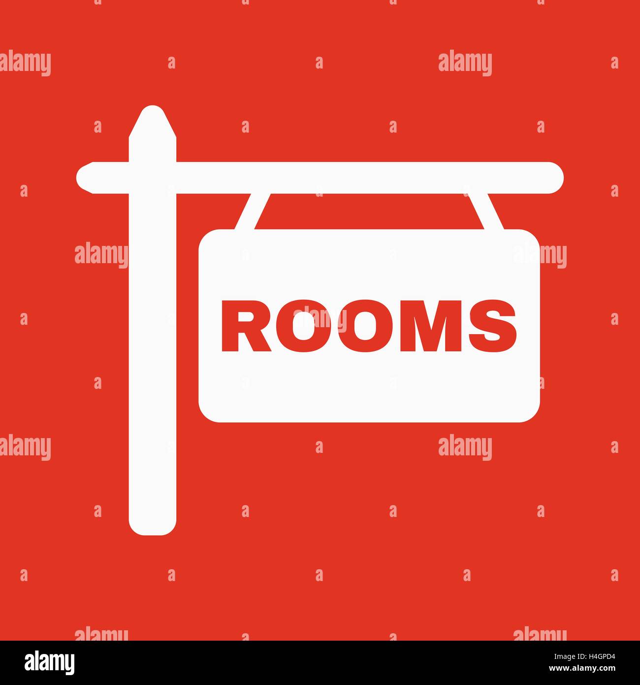 The rooms icon. Hotel symbol. Flat Stock Vector Image & Art - Alamy
