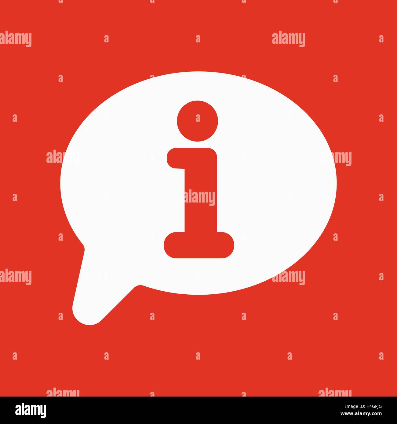 The information icon. Info and faq symbol. Flat Stock Vector Image ...