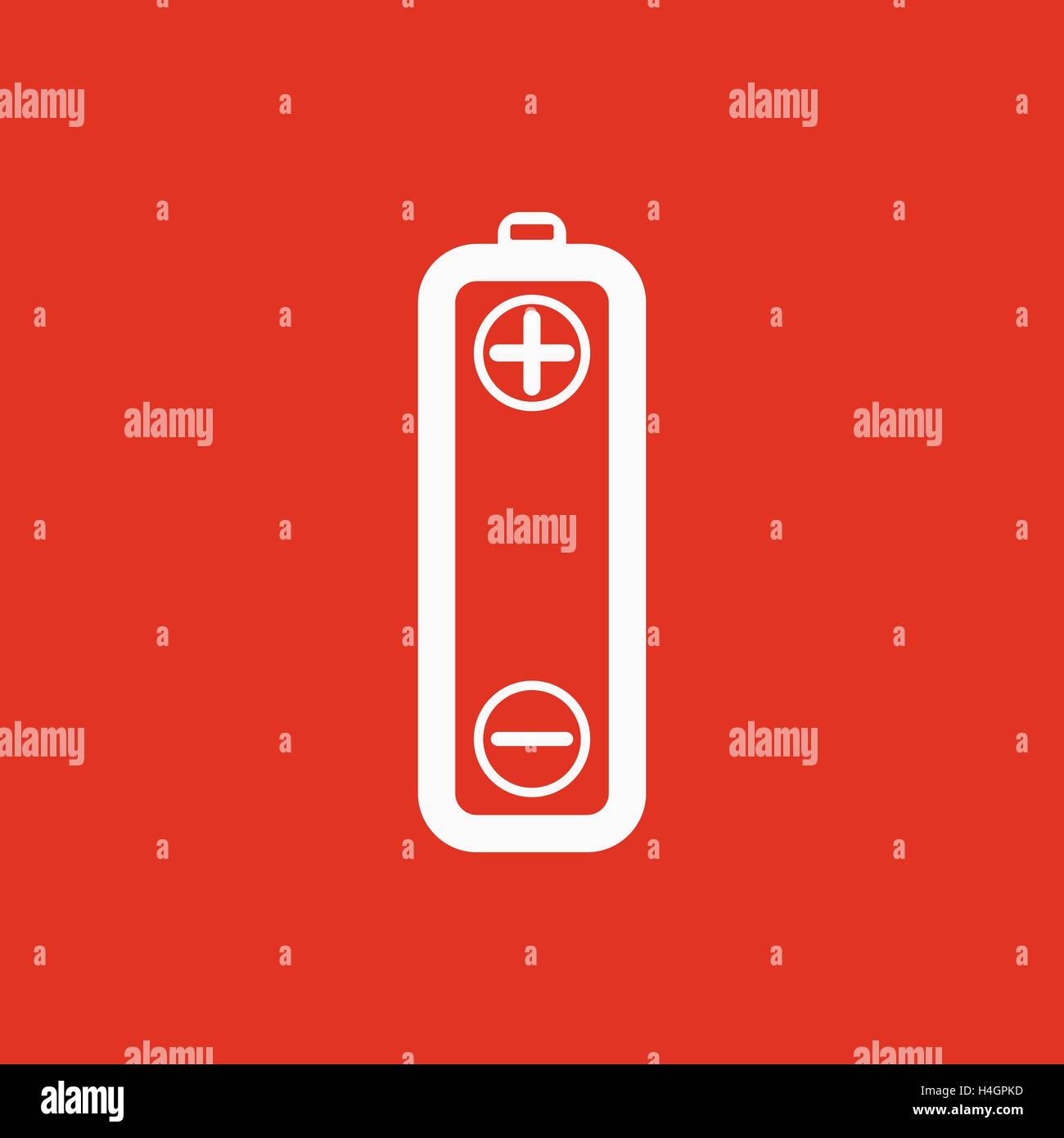 Vector battery icons on white background Stock Vector Image & Art - Alamy