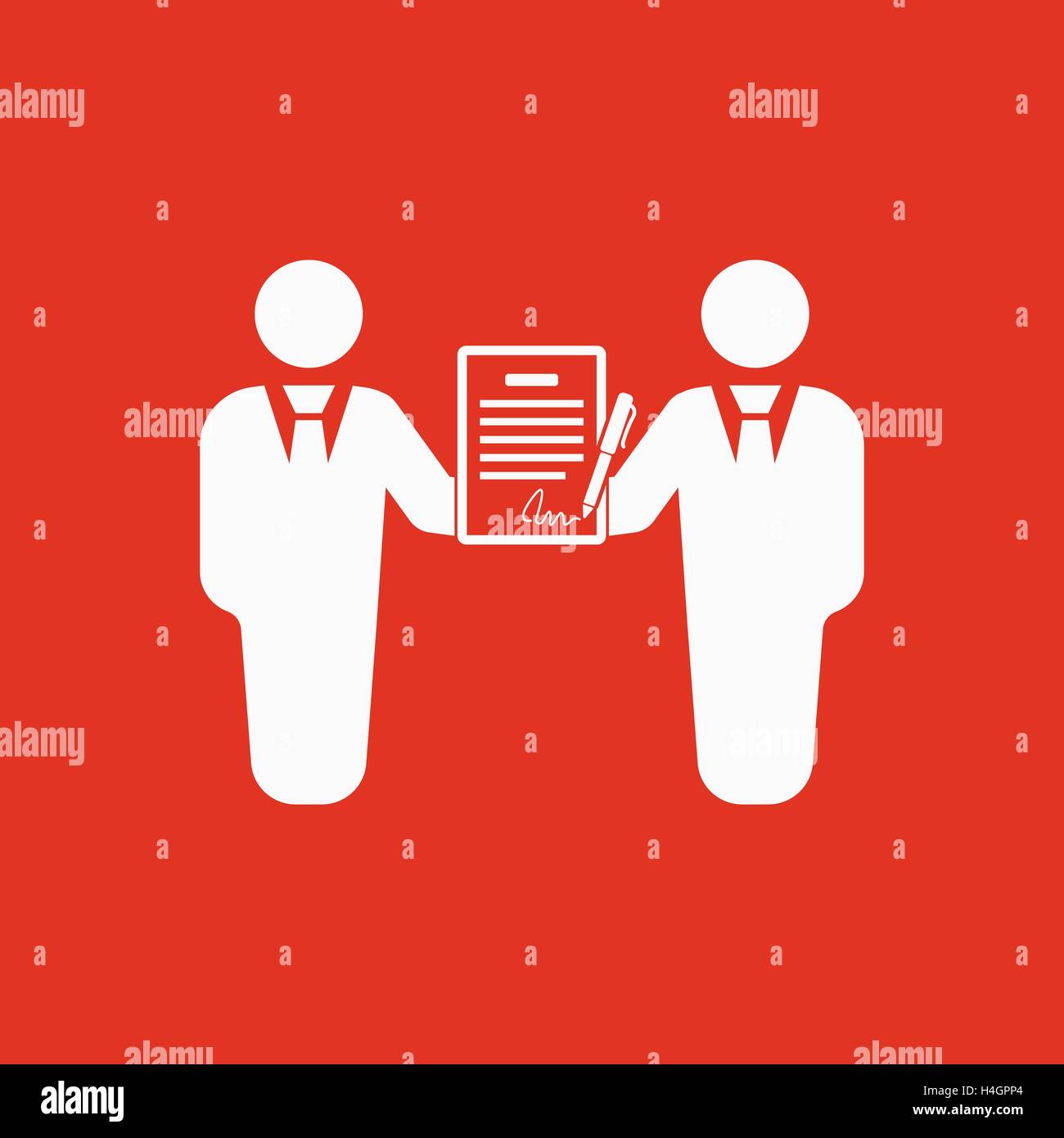 Negotiation stamp Stock Vector Images - Alamy