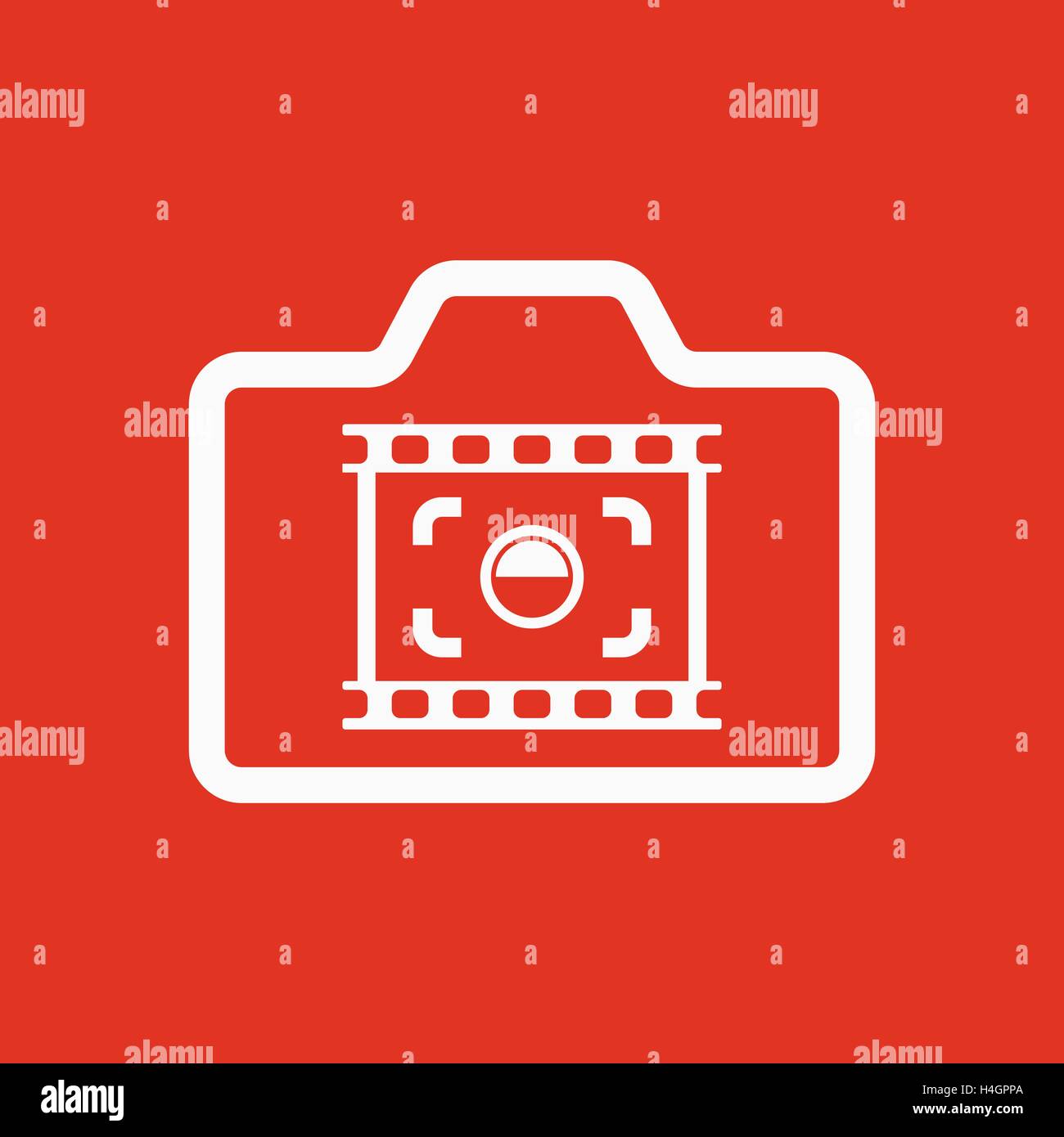 The camera icon. Photo and photographer, film symbol. Flat Stock Vector ...