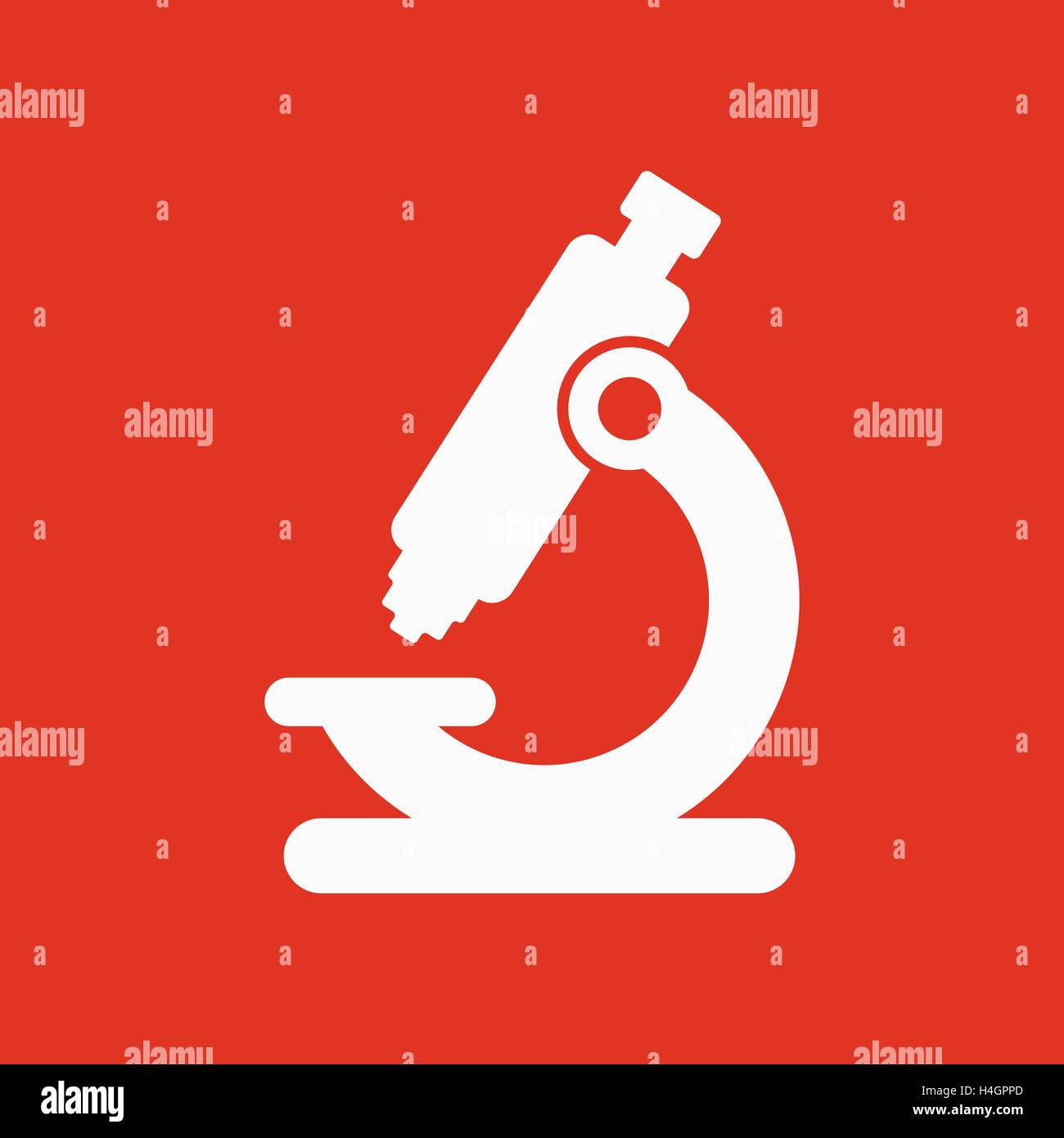 The microscope icon. Medicine and research, laboratory, science symbol ...