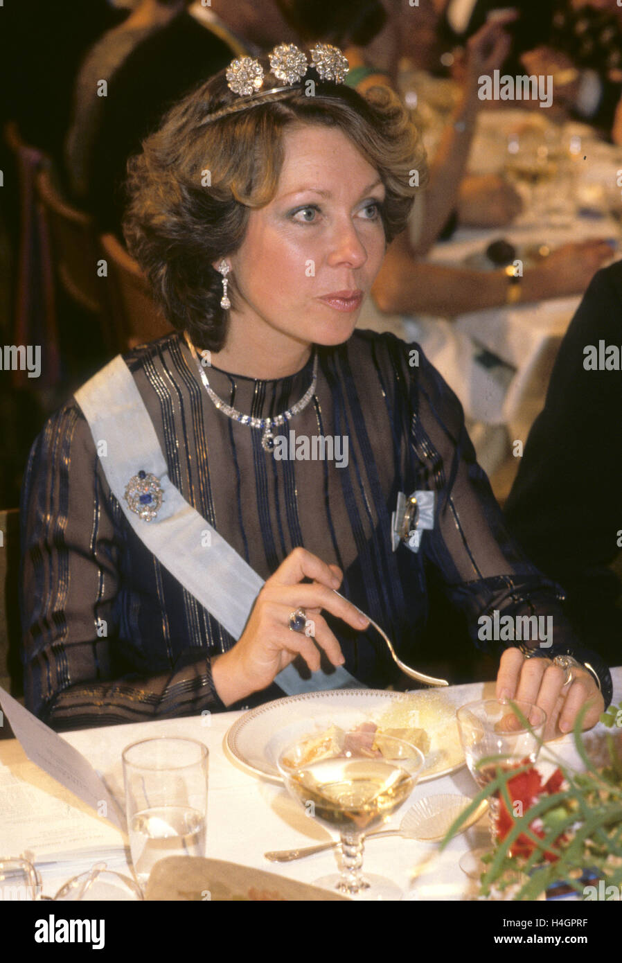PRINCESS CHRISTINA at Nobel banquet Stock Photo - Alamy