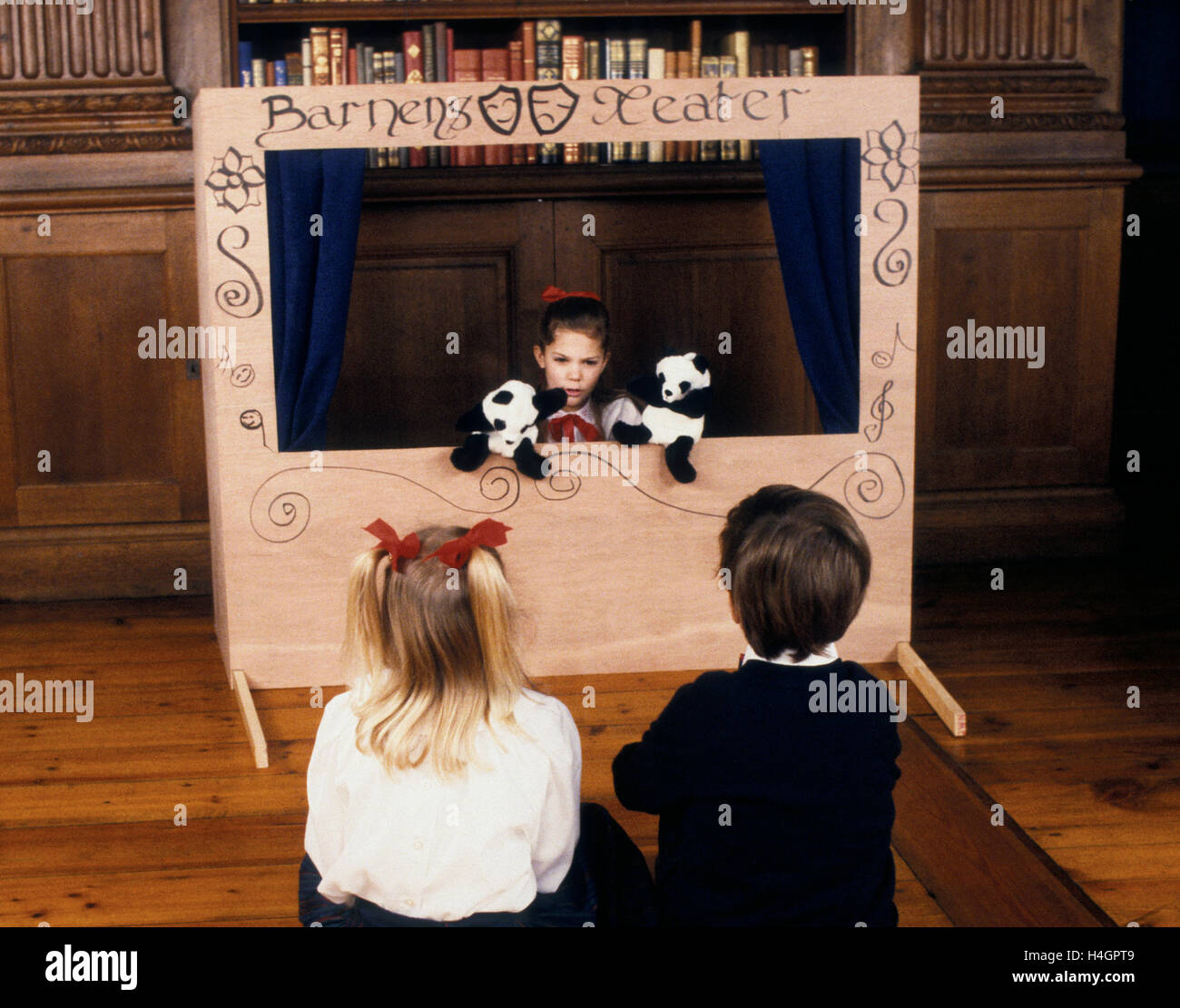 CROWN PRINCESS VICTORIA plays puppet for siblings Stock Photo - Alamy