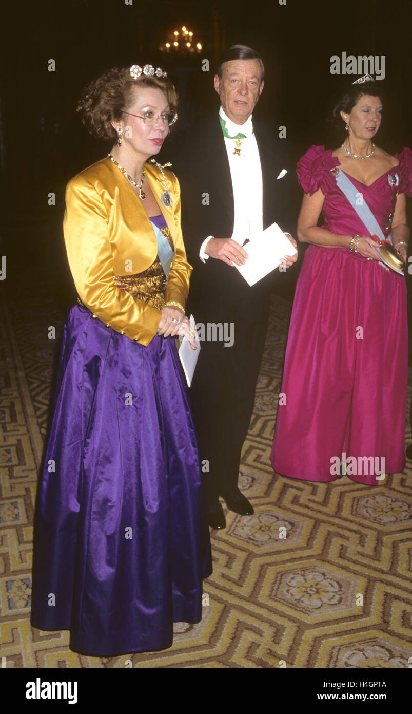PRINCESS CHRISTINA with brother in law Baron Niclas Silfverskiöld and ...