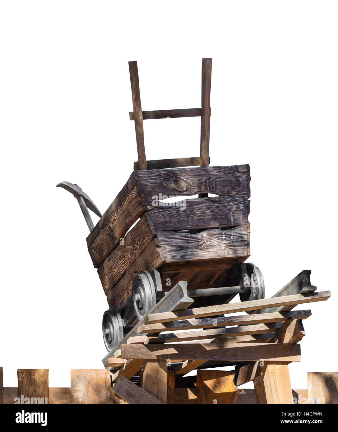 Old mining trolley hi-res stock photography and images - Alamy