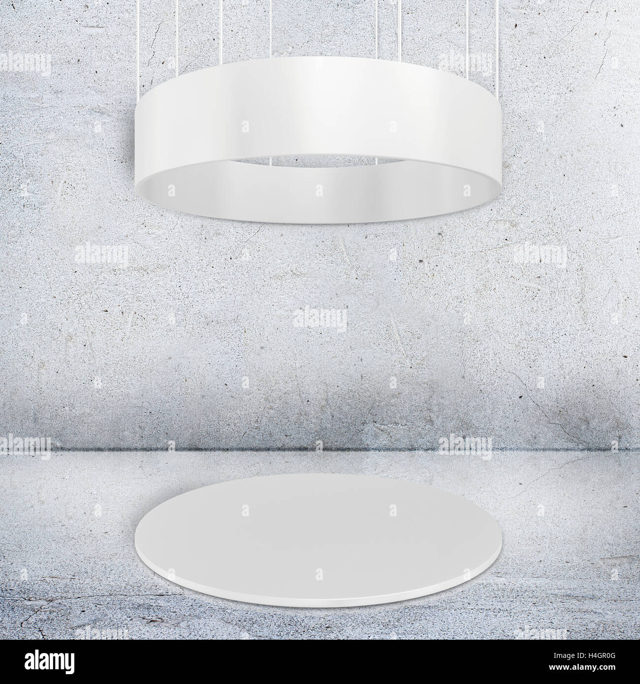 Empty podium place for award ceremony. 3d render Stock Photo - Alamy