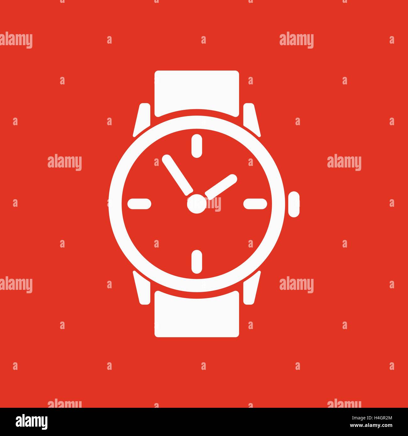 The watch icon. Clock and wristwatch, timer, time, stopwatch symbol ...
